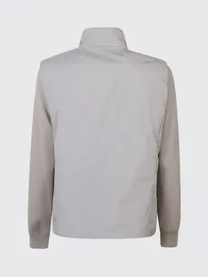MOORER Technical Fabric And Knit Windbreaker Jacket
