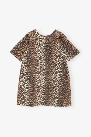 GANNI Leopard Mini Dress - Mixed