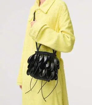 Loewe Leather Shell Bucket Bag