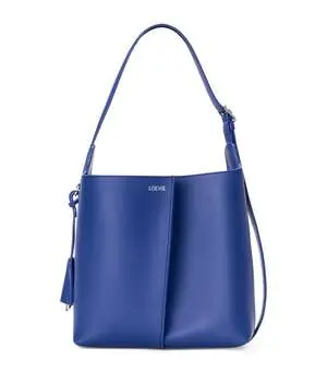 Loewe Leather Bilbao Bucket Bag - Blue