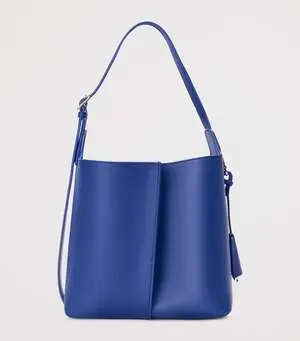Loewe Leather Bilbao Bucket Bag - Blue