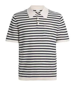 A.p.c. Cotton-cashmere Eliot Polo Shirt