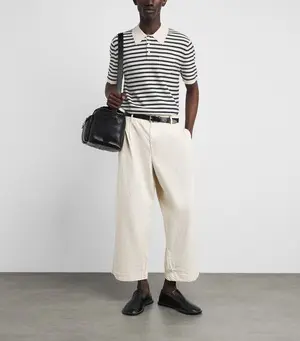 A.p.c. Cotton-cashmere Eliot Polo Shirt