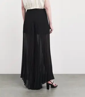 Sandro Organza Pleated Trousers