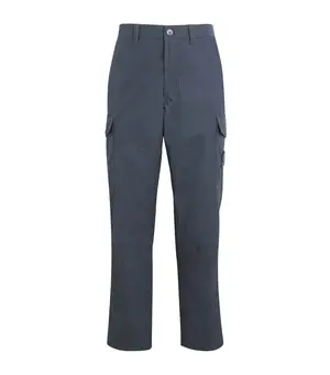 Stone Island Cotton-canvas Ghost Trousers - Blue