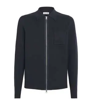 SAMSØE SAMSØE Guna Zip-up Cardigan - Navy