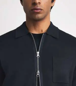 SAMSØE SAMSØE Guna Zip-up Cardigan - Navy