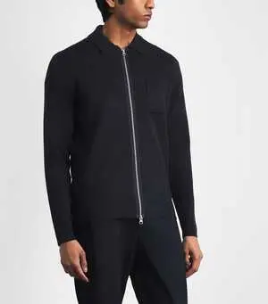 SAMSØE SAMSØE Guna Zip-up Cardigan - Navy
