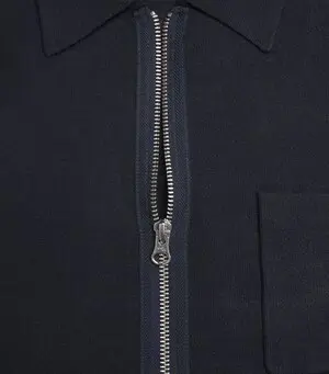 SAMSØE SAMSØE Guna Zip-up Cardigan - Navy