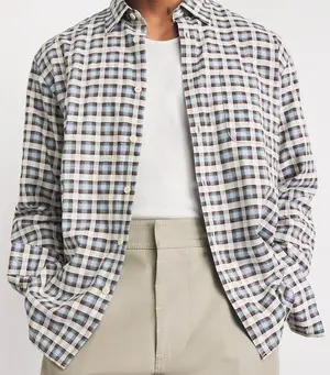 NN.07 Organic Cotton Check Deon Shirt