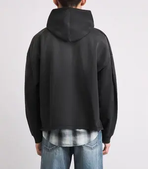 REPRESENT Cotton Chrome Flight Hoodie - Black