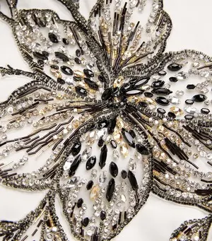 Jenny Packham Embellished Slipper Orchid Gown - White
