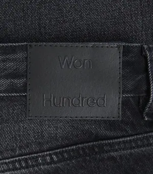 WON HUNDRED Genoa Straight Jeans - Black