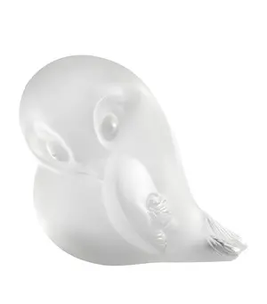 Lalique Piou-piou Wing Up Sculpture - Clear