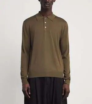 A.p.c. Merino Wool Polo Sweater