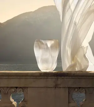Lalique Large Crystal Alizé Vase