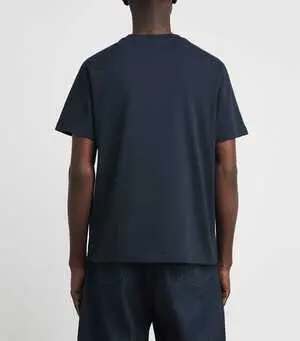 A.p.c. Cotton Logo T-shirt - Navy