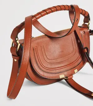 Chloé Mini Marcie Shoulder Bag - Brown