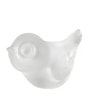 Lalique Piou-piou Head Up Sculpture - Clear