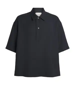 Studio Nicholson Cropped Polo Shirt