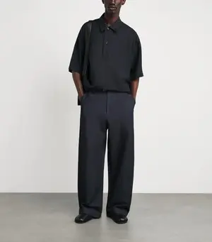 Studio Nicholson Cropped Polo Shirt