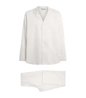Zimmerli Luxury Jacquard Pyjama Set - Beige