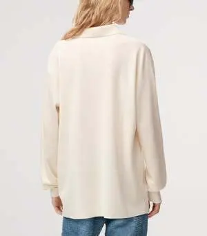 Loewe Cashmere-blend Polo Sweater - White