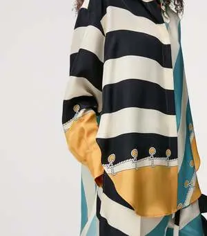 Loewe Printed Silk Shirt - Orange
