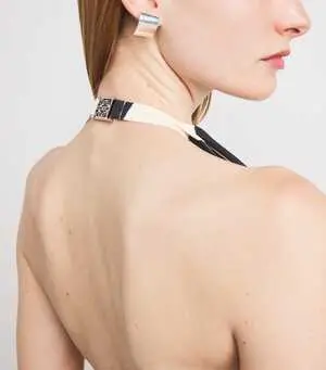Loewe Silk Halterneck Top - Orange