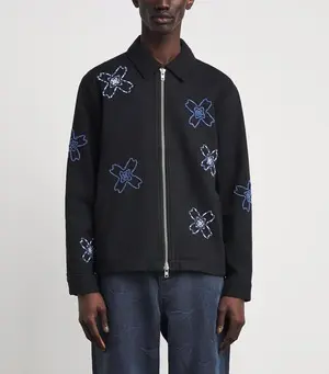 WAX LONDON Embroidered Floral Eldon Jacket