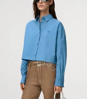 Loewe Cotton Cropped Shirt