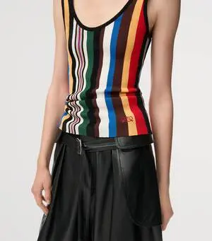 Loewe Striped Tank Top - Red