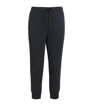BOSS Stretch-cotton Cuffed Sweatpants - Blue