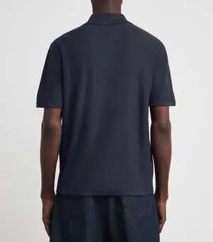 A.p.c. Cotton-cashmere Eliot Polo Shirt
