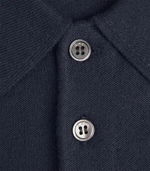 A.p.c. Cotton-cashmere Eliot Polo Shirt