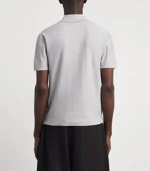 A.p.c. Cotton-cashmere Eliot Polo Shirt