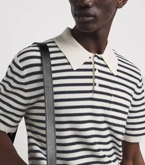 A.p.c. Cotton-cashmere Eliot Polo Shirt