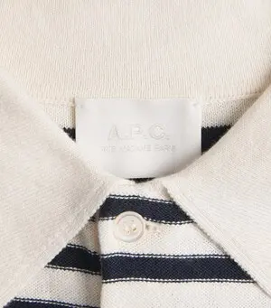 A.p.c. Cotton-cashmere Eliot Polo Shirt