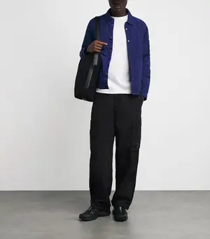 C.P. COMPANY Goggle-pocket Long-sleeve Shirt - Blue