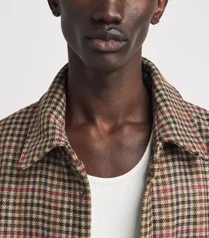 A.p.c. Wool-blend Check Overshirt