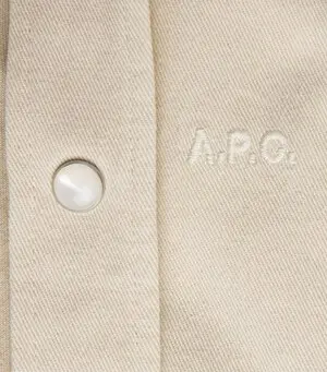 A.p.c. Cotton Logo Shirt