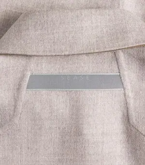 Sease Virgin Wool-cashmere Blend Double Overshirt - Navy