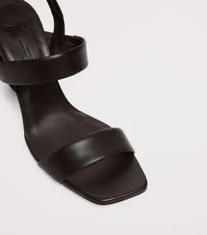 Max Mara Leather Slingback Sandals