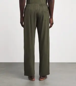 Derek Rose Modal Basel Lounge Trousers - Green