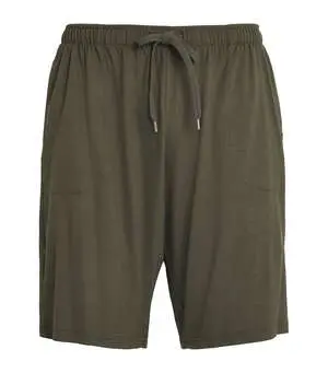 Derek Rose Basel Drawstring Shorts - Green