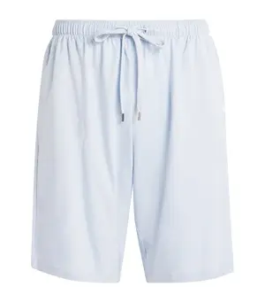 Derek Rose Modal Basel Lounge Shorts - Blue