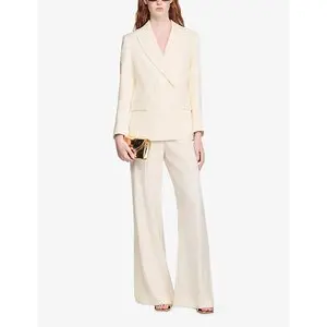 Sandro Tailored Peak-lapel Woven Blazer
