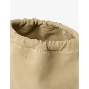 Soeur Suzette Suede Shoulder Bag - Sable