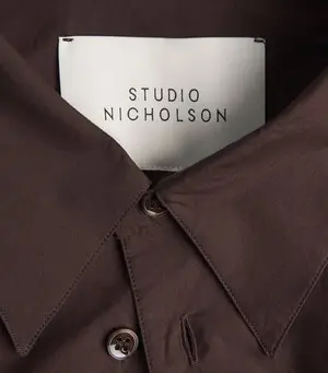 Studio Nicholson Cotton Poplin Boxy-fit Shirt
