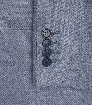 Canali Wool-blend Blazer - Blue